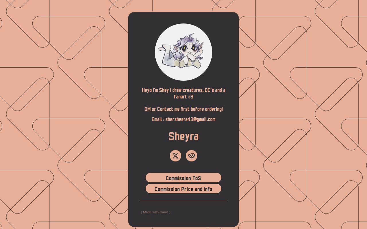 Sheera's Card